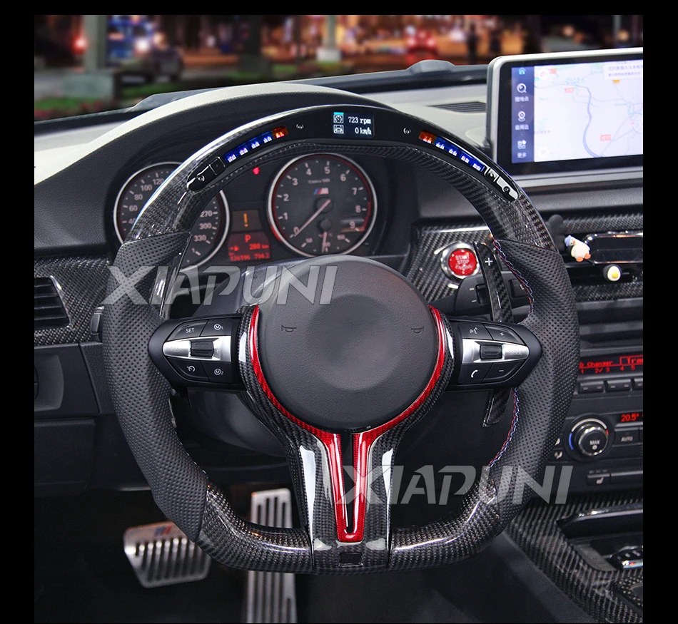 Volant LED pour BMW M1 M2 M3 M4 M5 M6 M7 M8 série 1-7 X1 X2 X3 X4 X5 X6 ...