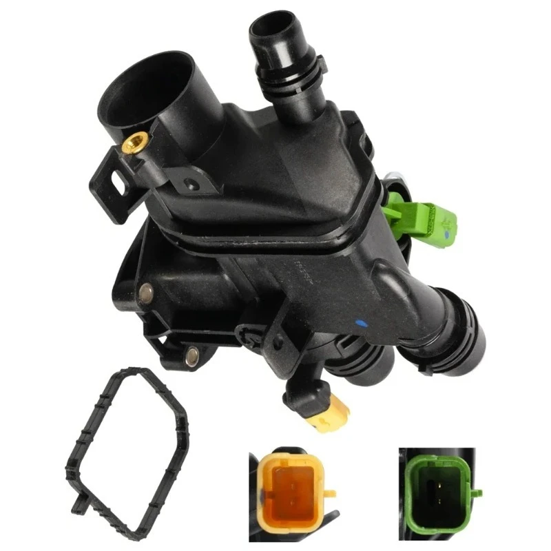 9807198480 Coolant Thermostat Housing For Peugeot 208 308 Ctiroen C3 ...