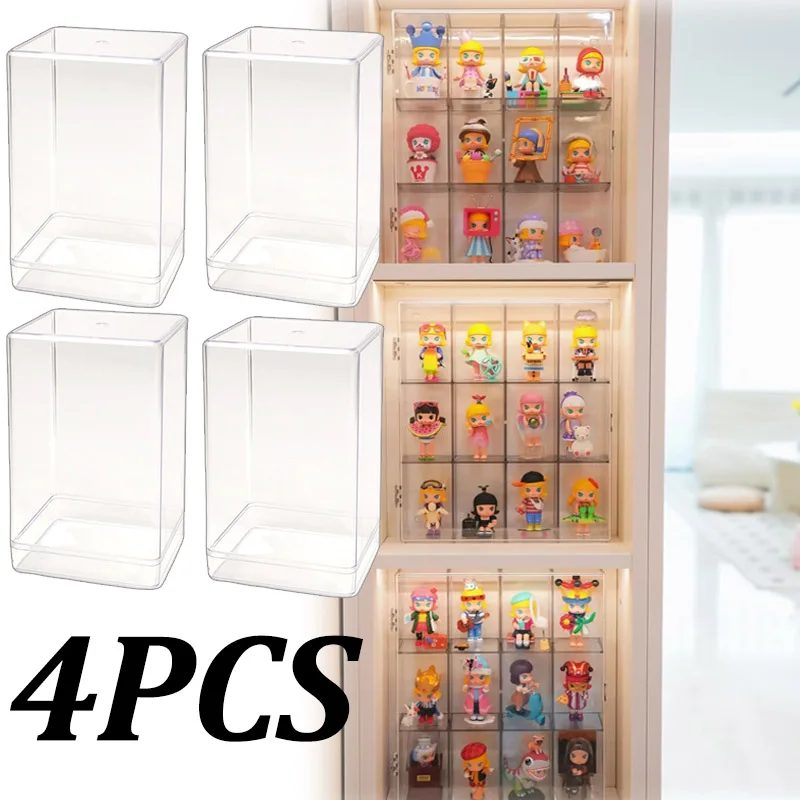 Hand-made-Doll-Acrylic-Clear-Display-Stands-Model-Transparent-Organizer ...