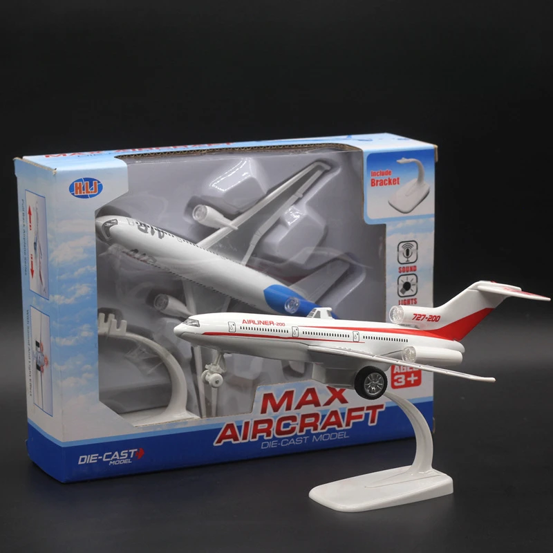 Alloy airplane model Boeing 727 McDonnell Douglas DC-10 toy airplane ...