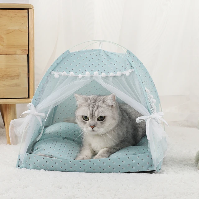Pet Tent Bed Cats House Supplies Products Accessories Warm Cushions ...