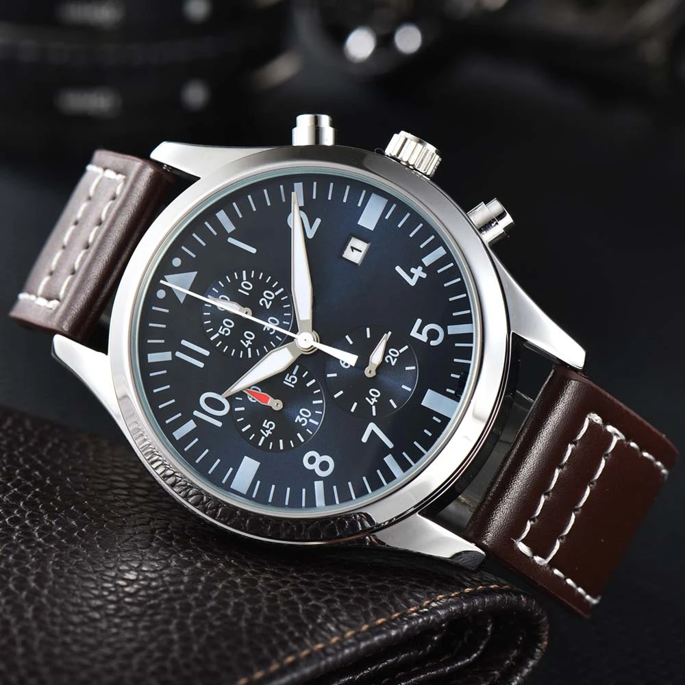 IWC-reloj-multifunci-n-AAA-para-hombre-cron-grafo-de-lujo-de-acero ...
