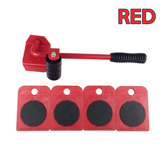 5PCS Heavy Duty Furniture Lifter Transport Tool Furniture Mover set 4 ...