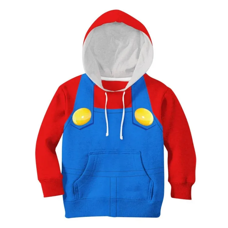 Mario Bros 02 - XL - Sweat à capuche zippé Super Mario Bros pour hommes ...