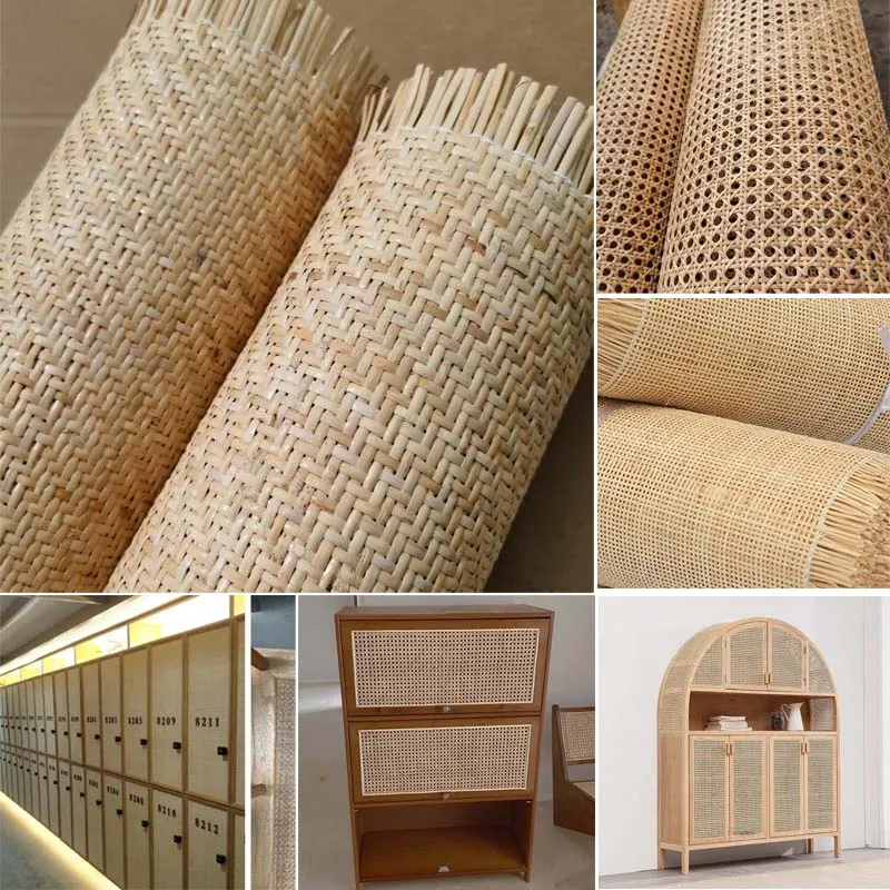 Rollo-de-mimbre-Natural-tejido-apretado-muebles-para-el-hogar ...