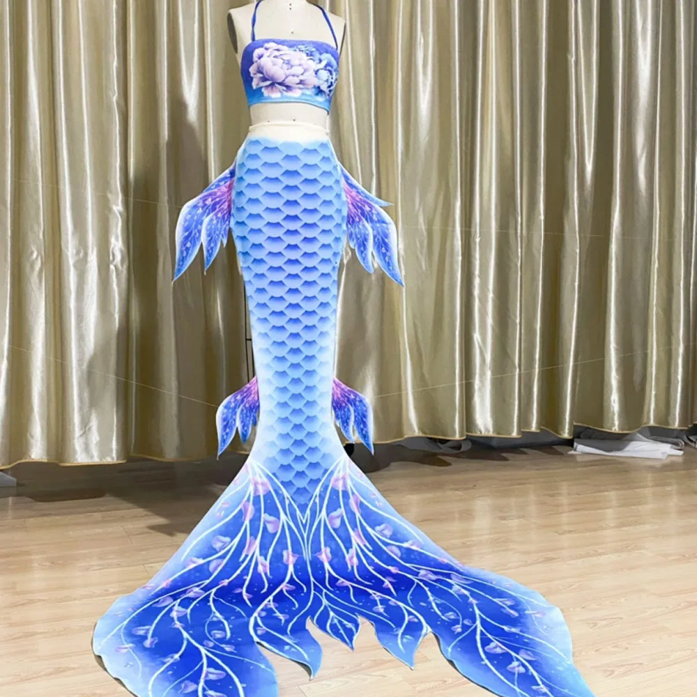 Original mermaid swimsuit+bra adult big tail fish 2PCS summer beach ...