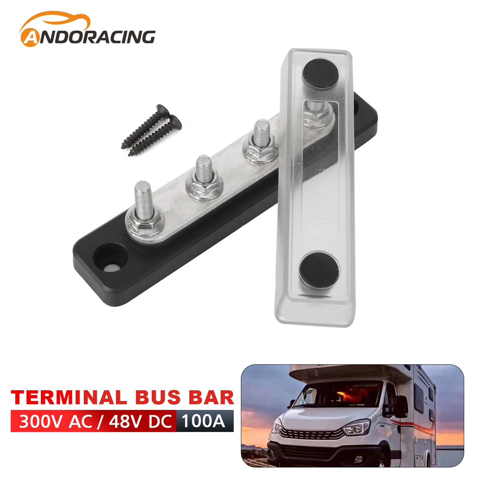 Auto-Bus-Bar-Battery-Power-Distribution-Block-Terminal-Studs-Busbar ...