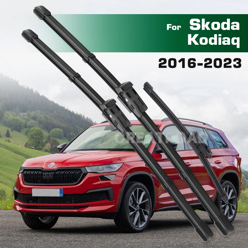 GREATROAD Wiper LHD&RHD Front & Rear Wiper Blades Set For Skoda Kodiaq ...
