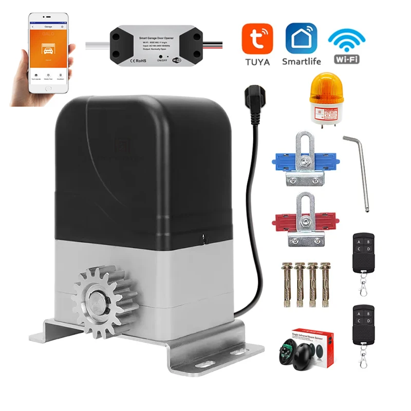 App-Control-Electric-Pulling-Operator-Hanging-Slide-Gate-Opener-WiFi ...