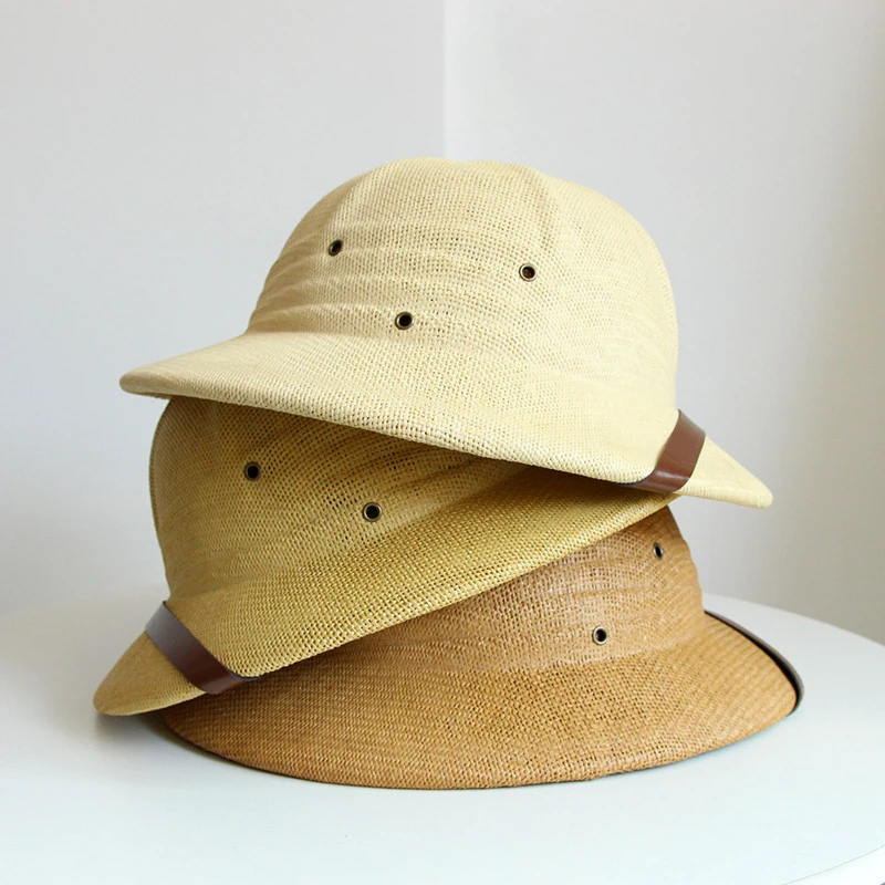 New-Fashion-Vietnam-War-Army-Hat-Boy-Girl-British-Explorer-Straw-Helmet ...
