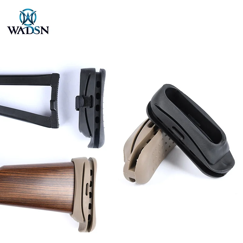 Wadsn Tactical Akm Buttstock Stock Pad Airsoft Shockproof Rubber ...