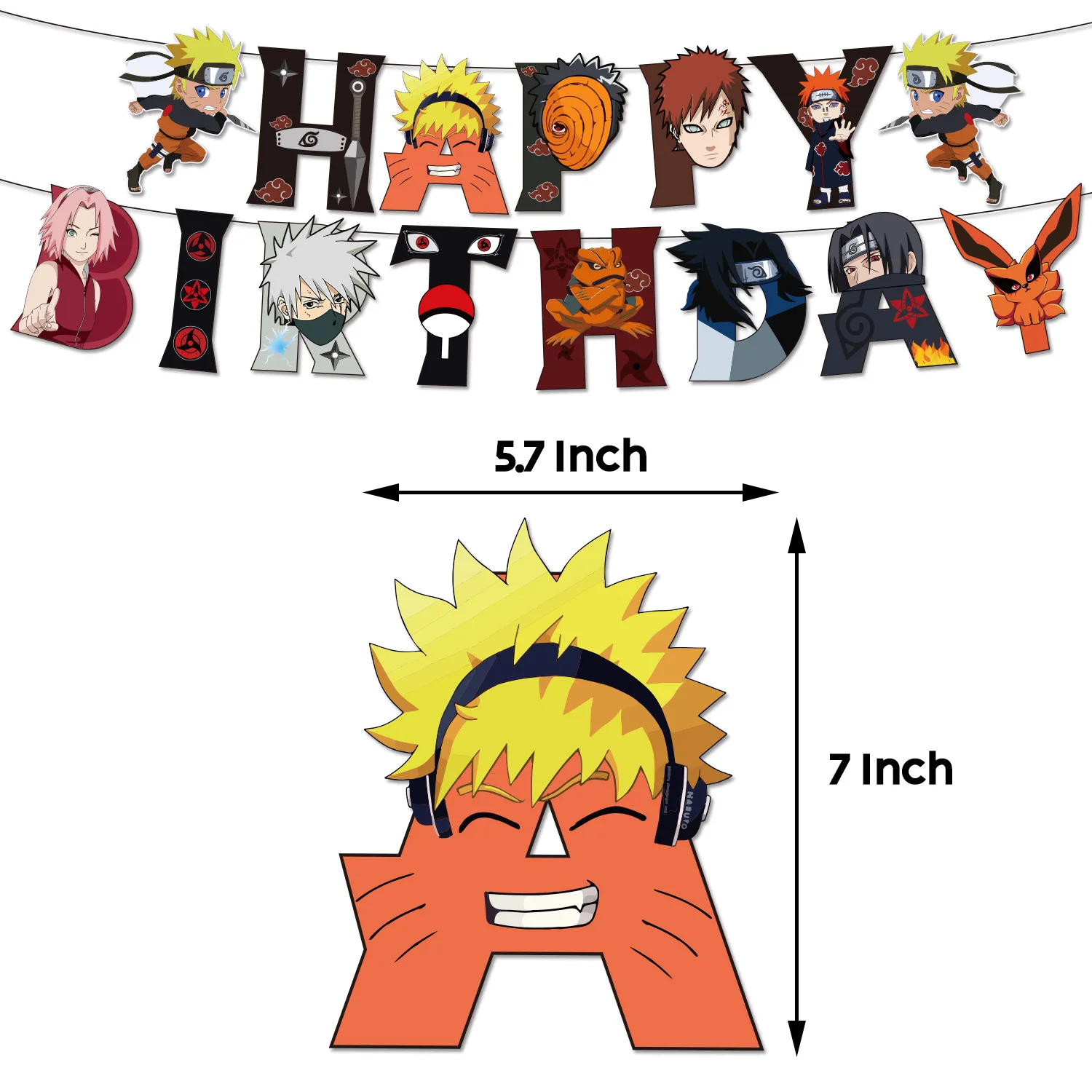 Naruto Happy Birthday Card