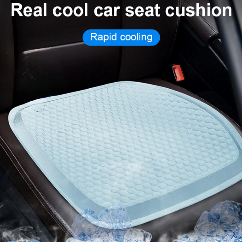 3D Cool Gel Car Seat Cushion Car Mounted Gel Cushion Summer Breathable ...