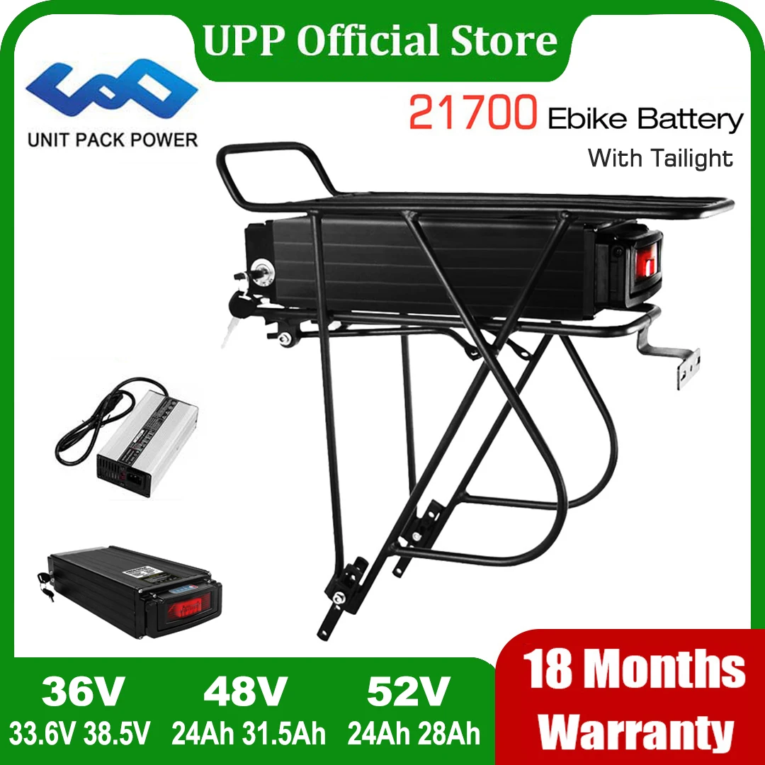 21700-EBike-Battery-Rear-Rack-48V-52V-24Ah-36V-33-6Ah-Trunk-Electric ...