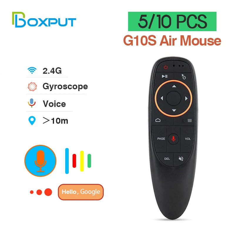 5/10pcs G10s Wireless Air Mouse 2.4g Voice Control Remote With ...
