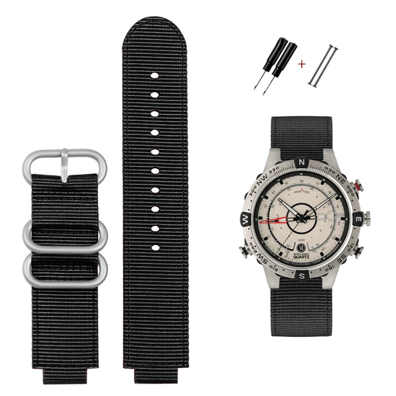 Nylon Strap for TIMEX Watch Band Men's Tidal Compass Strap Bracelet ...