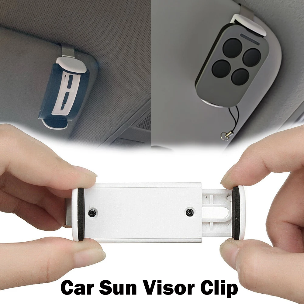 Car-key-Clip-Holder-Car-Sun-Visor-Clip-Garage-Door-Control-Adjustable ...