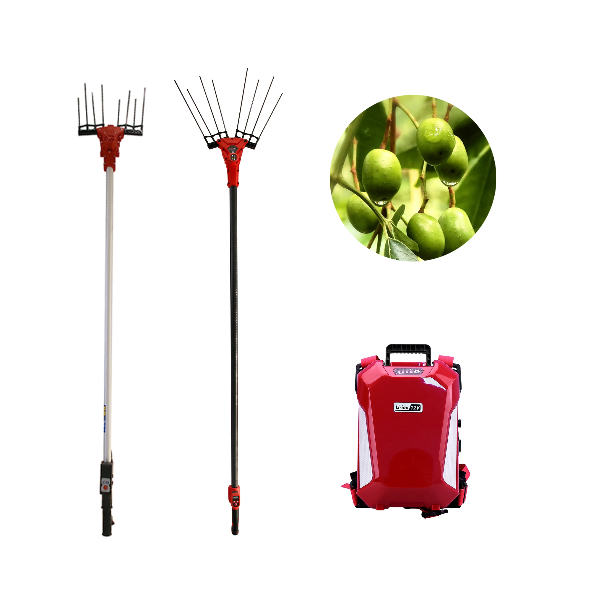 High Quality Brushless Motor Handheld Olive Harvester Electric ...