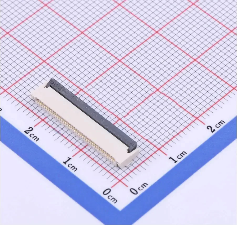 10pcs 0.5mm Pitch 40 Pin FFC/FPC Connector Front Insert Back Flip Height 2.0mm SMT FFC FPC ...