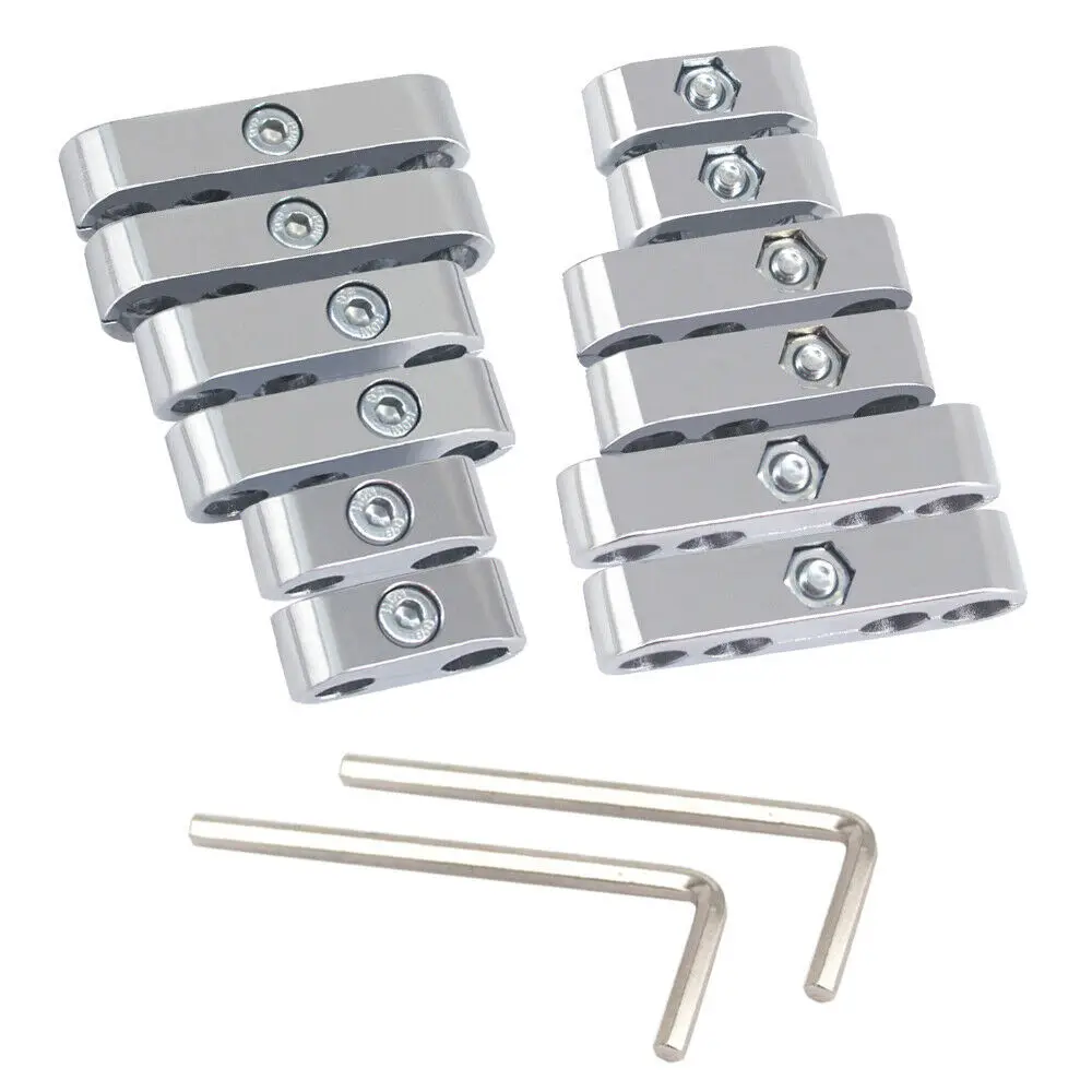 7mm-8mm-Chrome-Spark-Plug-Wire-Separators-Looms-for-Mopar-for-Ford-for ...