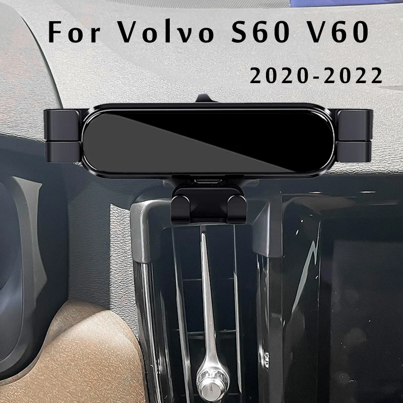 LHD-Car-Phone-Holder-For-Volvo-V60-S60-2020-2021-2022-Car-Styling ...