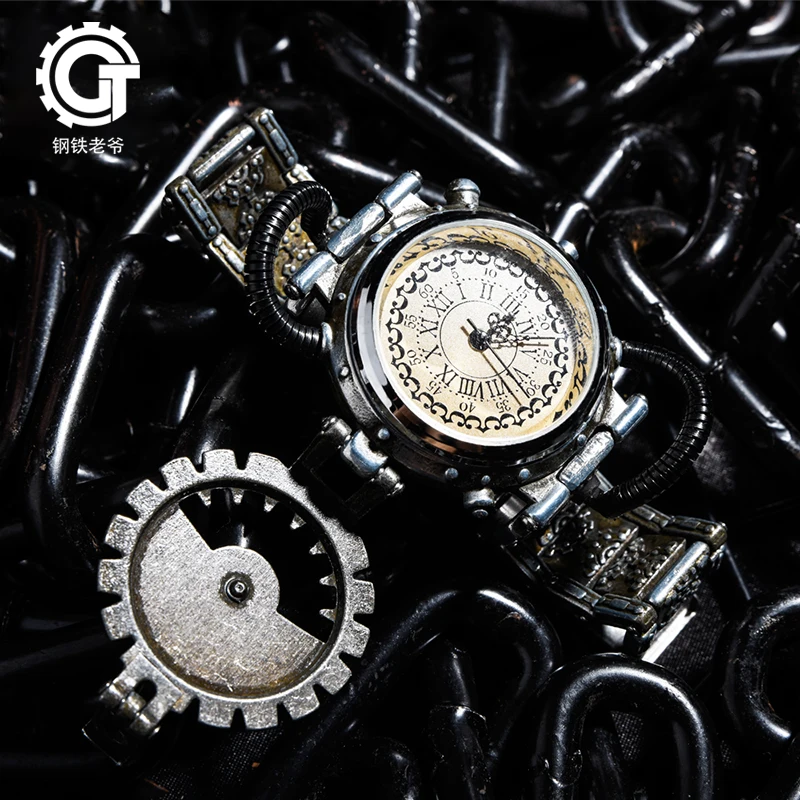 Punk Watch Men's Street Cool Hip Hop Trend Korean Style Cool Handsome ...