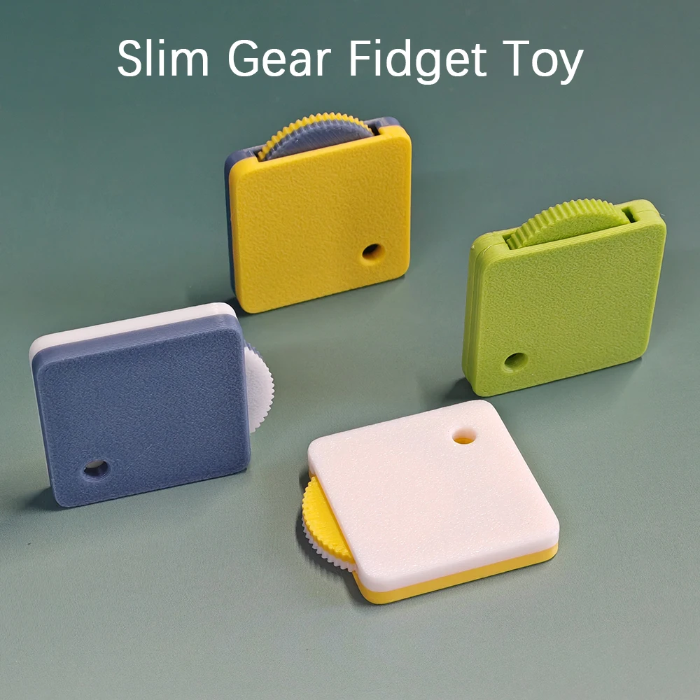 3D-Impresso-Slim-Gear-Fidget-Toy-Pop-Fidget-Toy-Engrenagem-de-roda-para ...