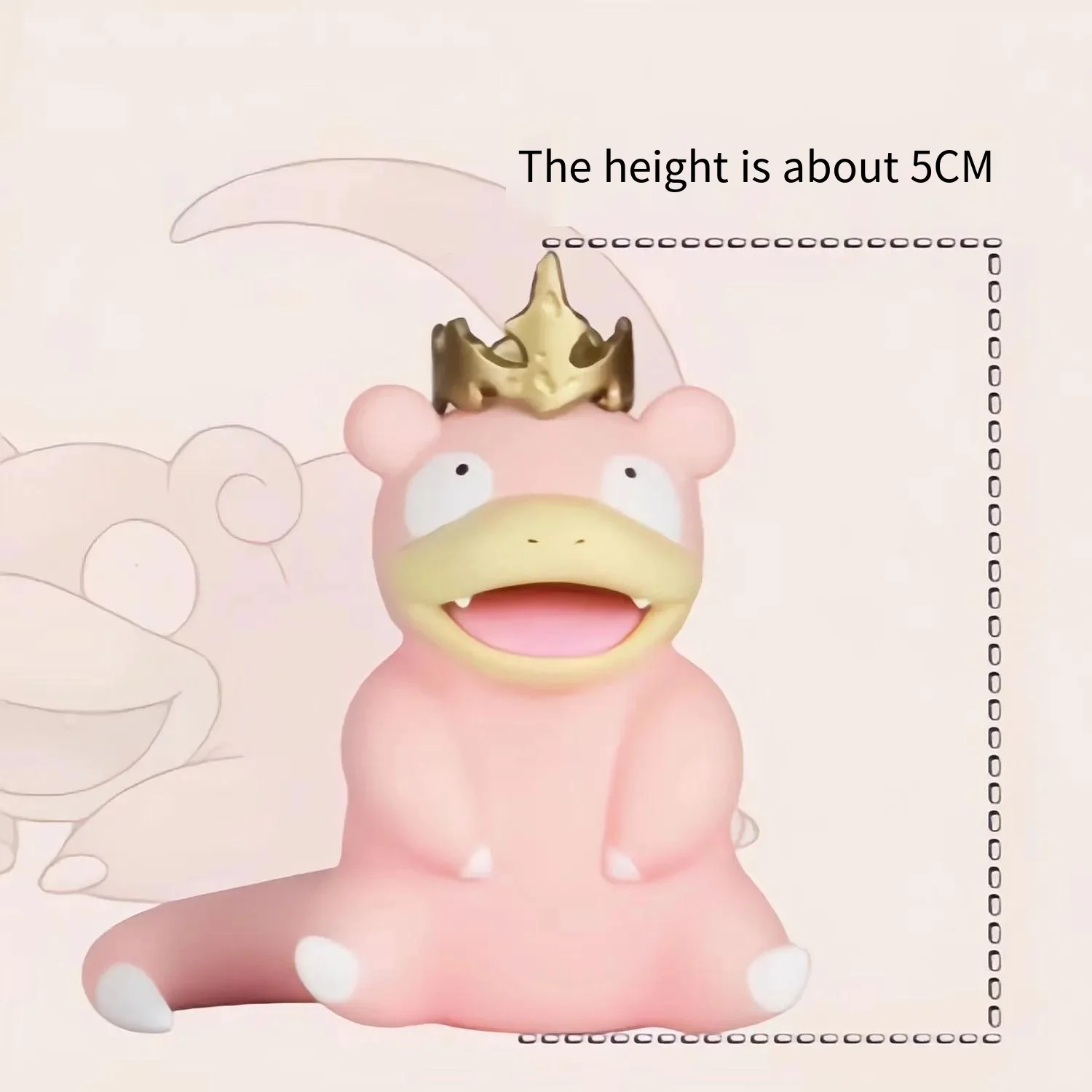 New-Pokemon-Slowpoke-Kawaii-Small-Ornaments-Figure-PVC-Model-Anime ...