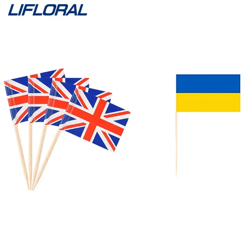 100-pcs-Toothpicks-Country-Flags-Cake-Toothpicks-Cupcake-Decoration ...