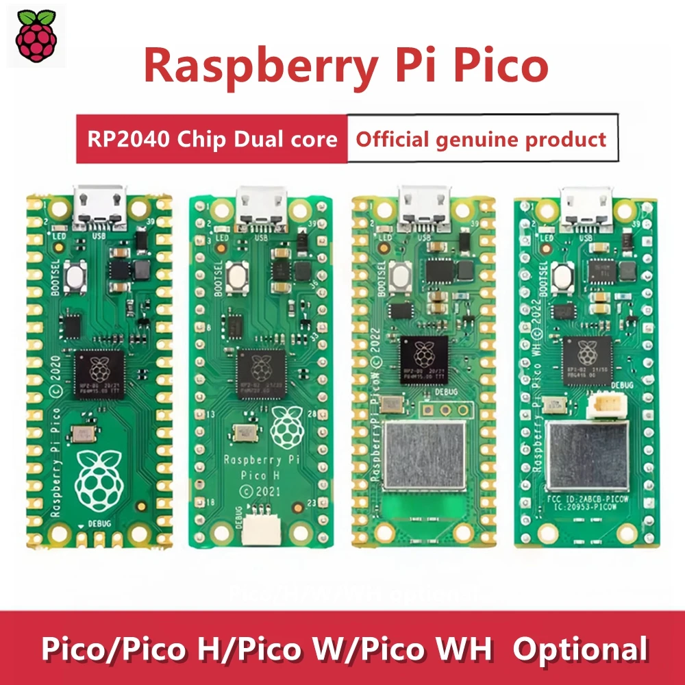 Raspberry-Pi-Pico-Pico-H-Pico-W-Pico-WH-Placa-de-desarrollo-chip-de ...