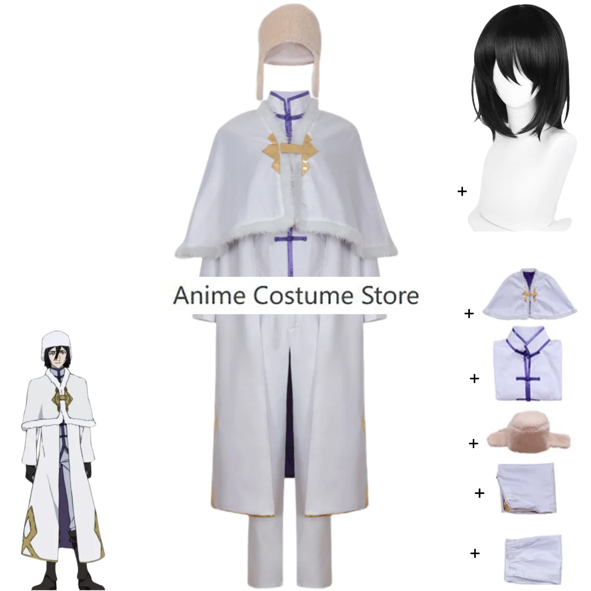 Anime-Bungo-Stray-Dogs-Fyodor-D-Cosplay-Costume-Mikhailovich-Dostoevsky ...