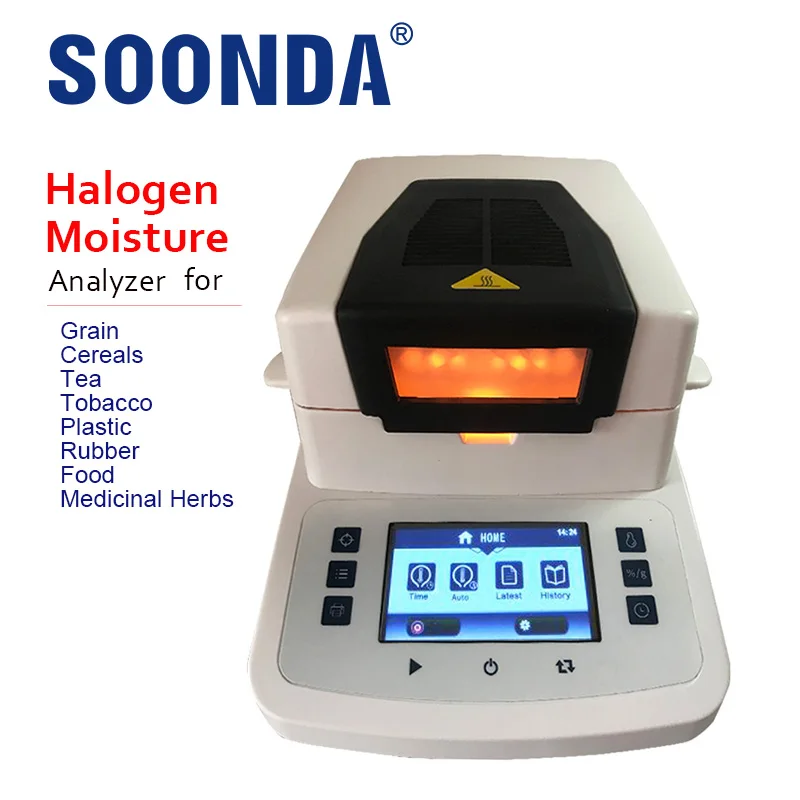 Analizador halógeno rápido de humedad, muestra rápida automática ...