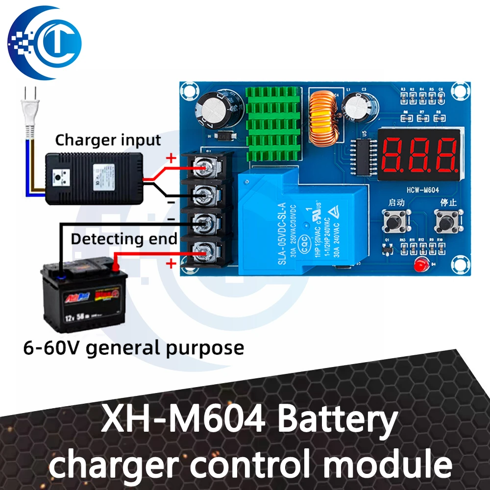Lithium-Battery-Charging-Control-Module-XH-M604-Switch-Protection-Board ...