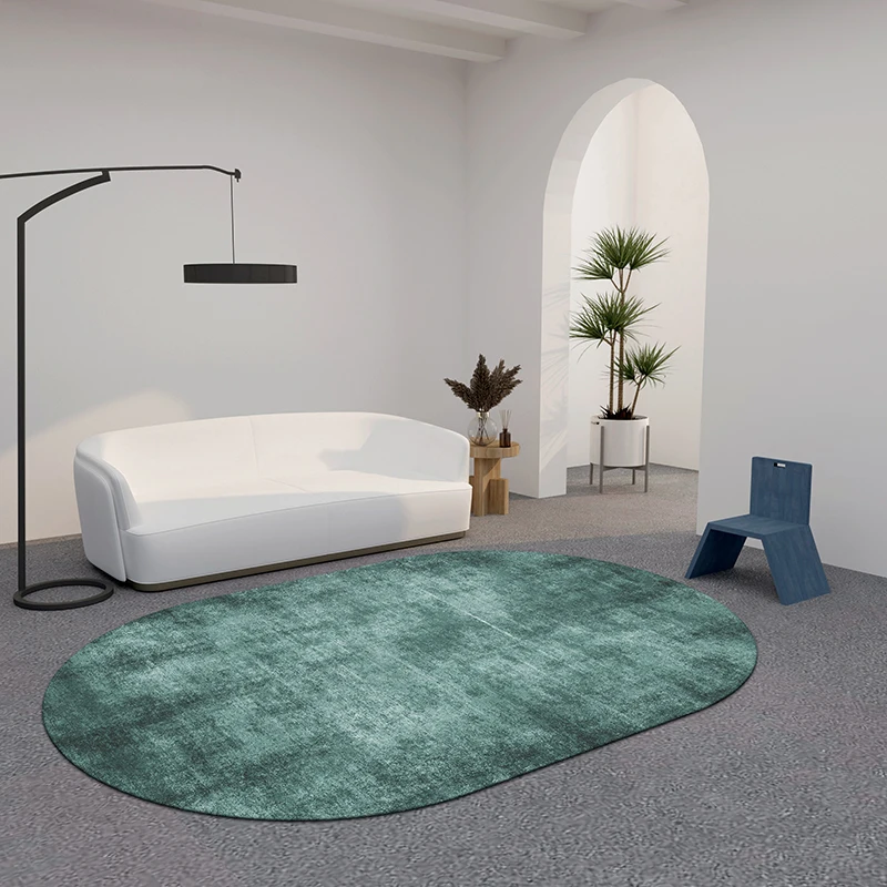 Modern Minimalist Oval Carpet Bedroom Bedside Dresser Non-slip Carpets ...