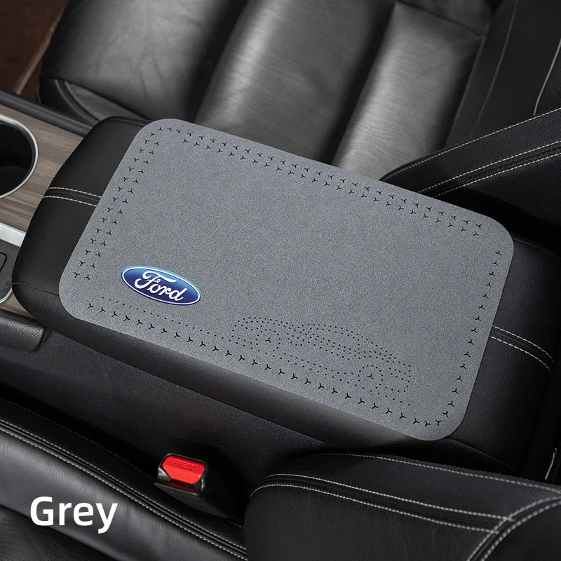 Car-Armrest-Box-Height-Pad-Universal-Leather-Armrest-Cushion-For-Ford ...
