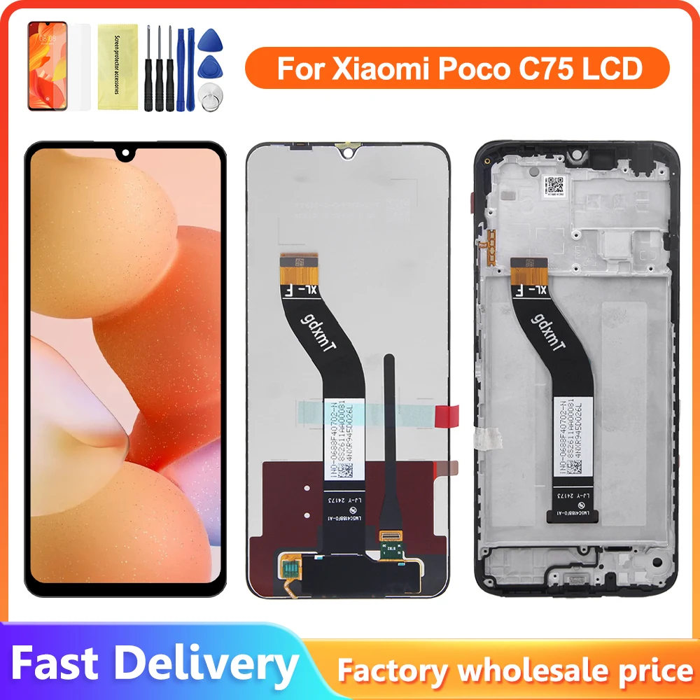For Xiaomi Poco C75 2410FPCC5G 6.88'' LCD Touch Screen Digitizer ...