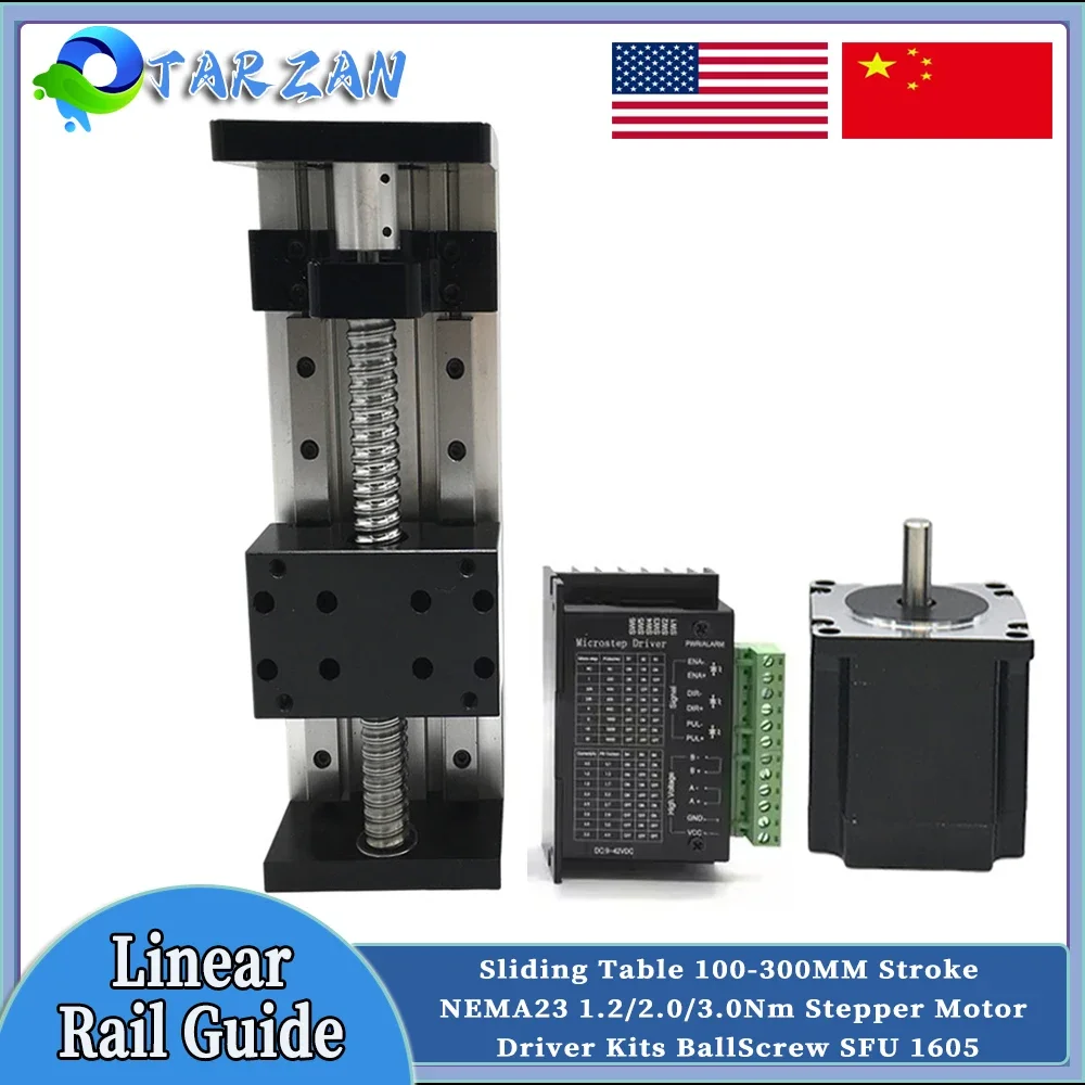 Stage-Guia-Linear-para-Stepper-Motor-M-dulo-Parafuso-de-Esferas-Duplo-HGR15-Atuador-Linear ...