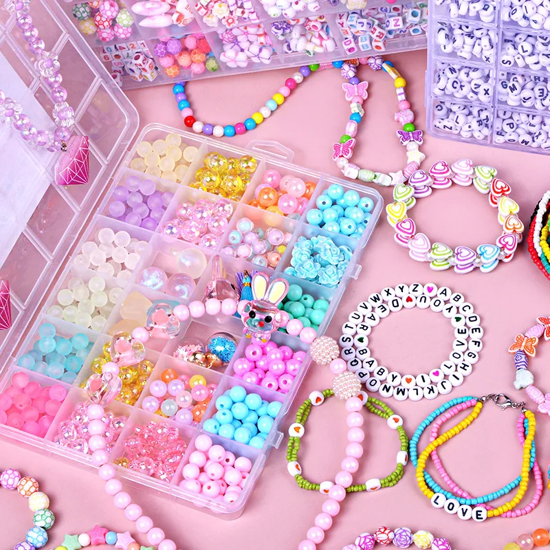 Children-s-HandmadediyBeaded-Educational-Toys-String-Beads-Material ...