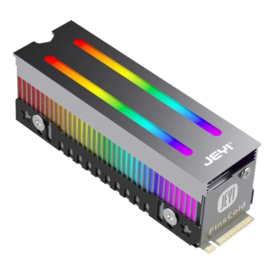 JEYI M.2 SSD Heatsink Heavy Duty Aluminum Alloy Convective Heat Sink ...