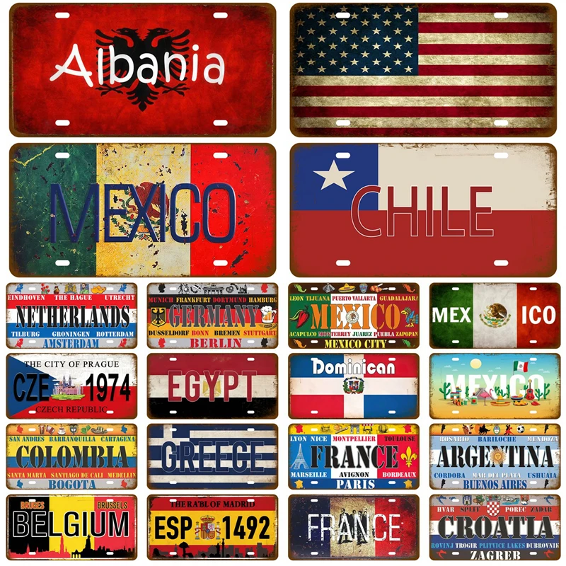 Metal-Vintage-Tin-Sign-Home-Decor-For-Man-Cave-Bar-Pub-Club-France ...