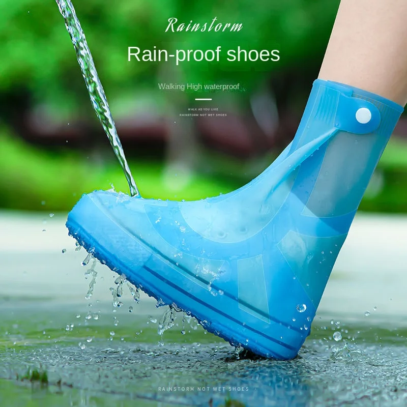 Botas-de-lluvia-impermeables-para-hombres-y-mujeres-cubierta-de-zapatos ...