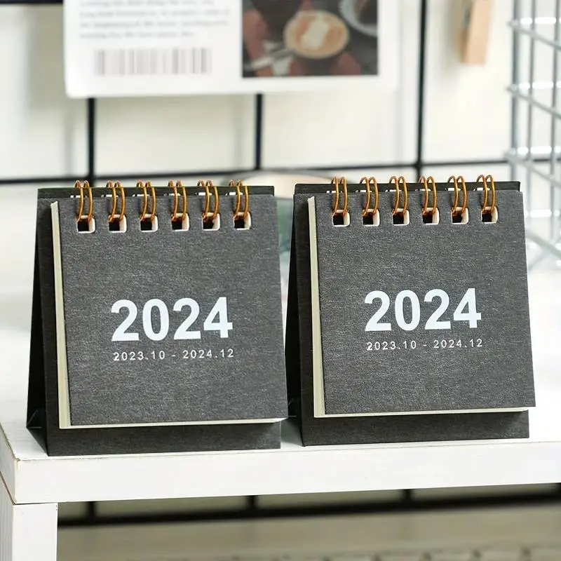 2024-Mini-Creative-Small-Desktop-Calendar-Simple-Desktop-Calendar-Small ...