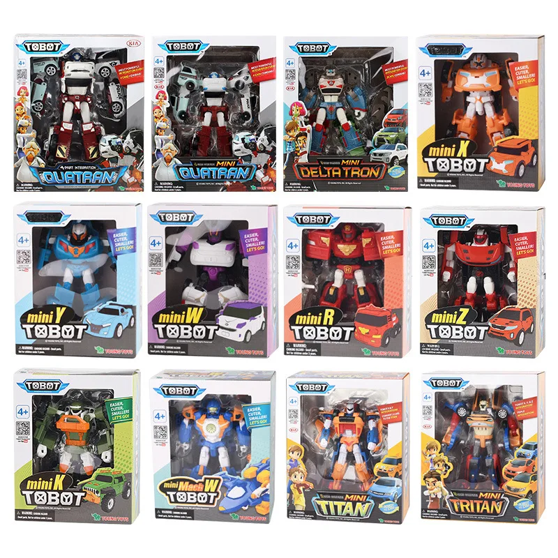 Orijinal Mini Tobot X dönüşüm Robot oyuncaklar Action Figure kore Anime ...