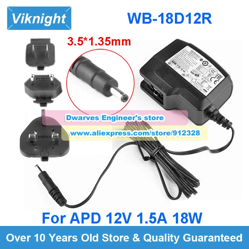 Genuine-APD-WB-18D12R-AC-Adapter-12V-1-5A-18W-Charger-For-BrightSign ...