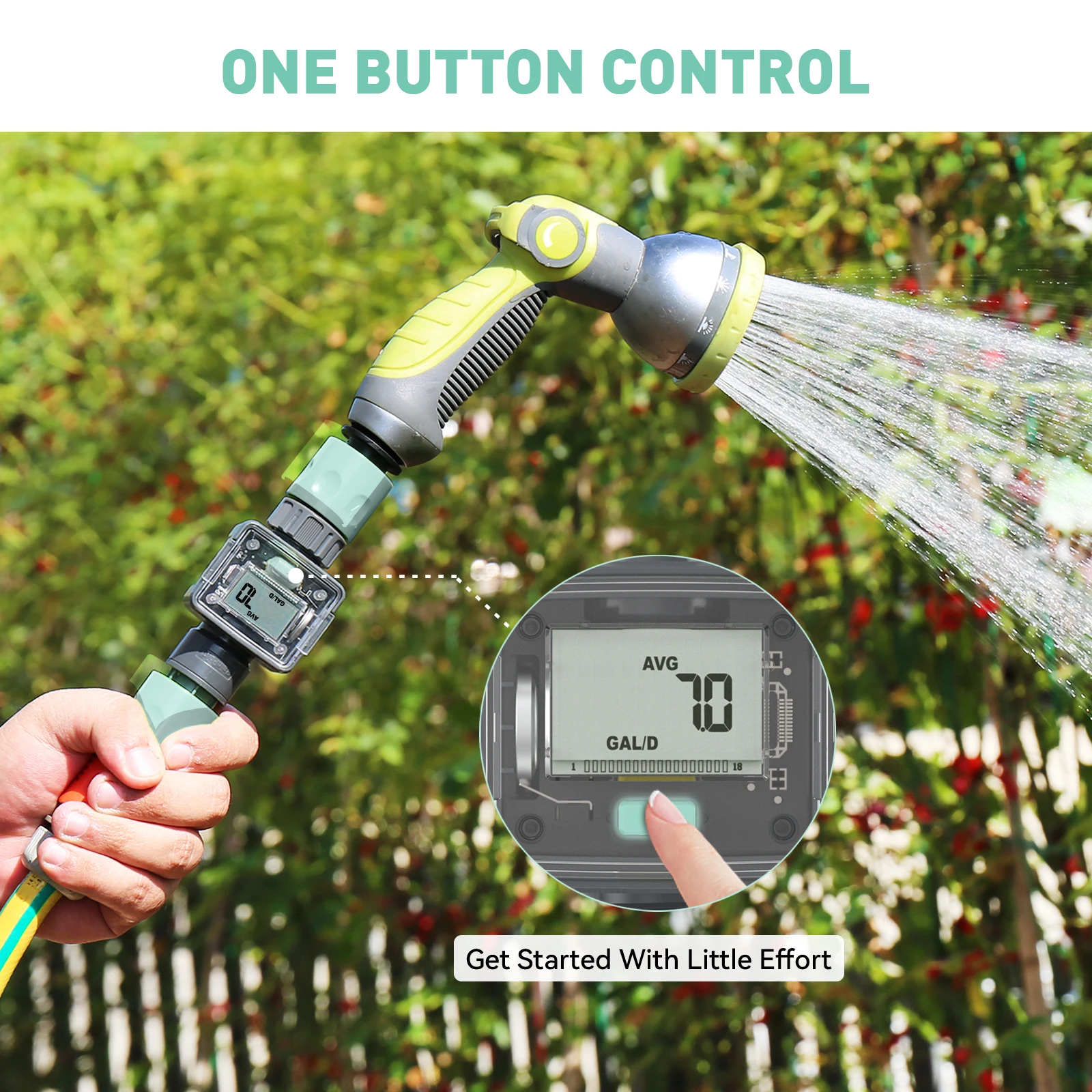 Digital Hose Water Flow Meter – Garden Exploration