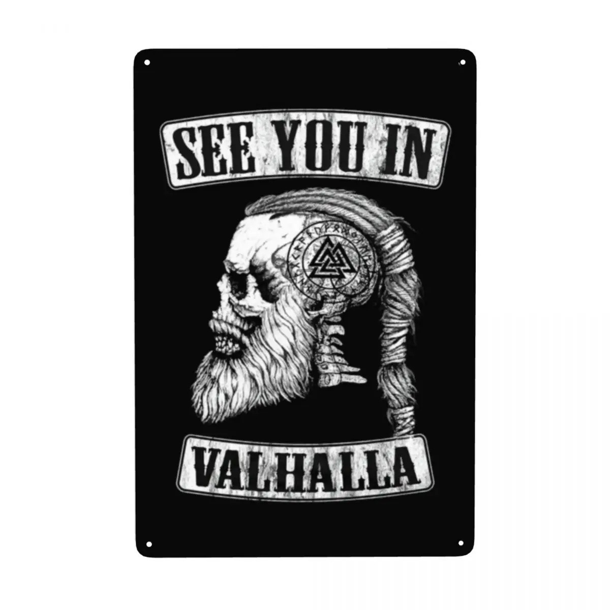 Custom-Retro-Viking-Metal-Tin-Sign-vejo-voc-em-Valhalla-Cr-nio-Norse ...