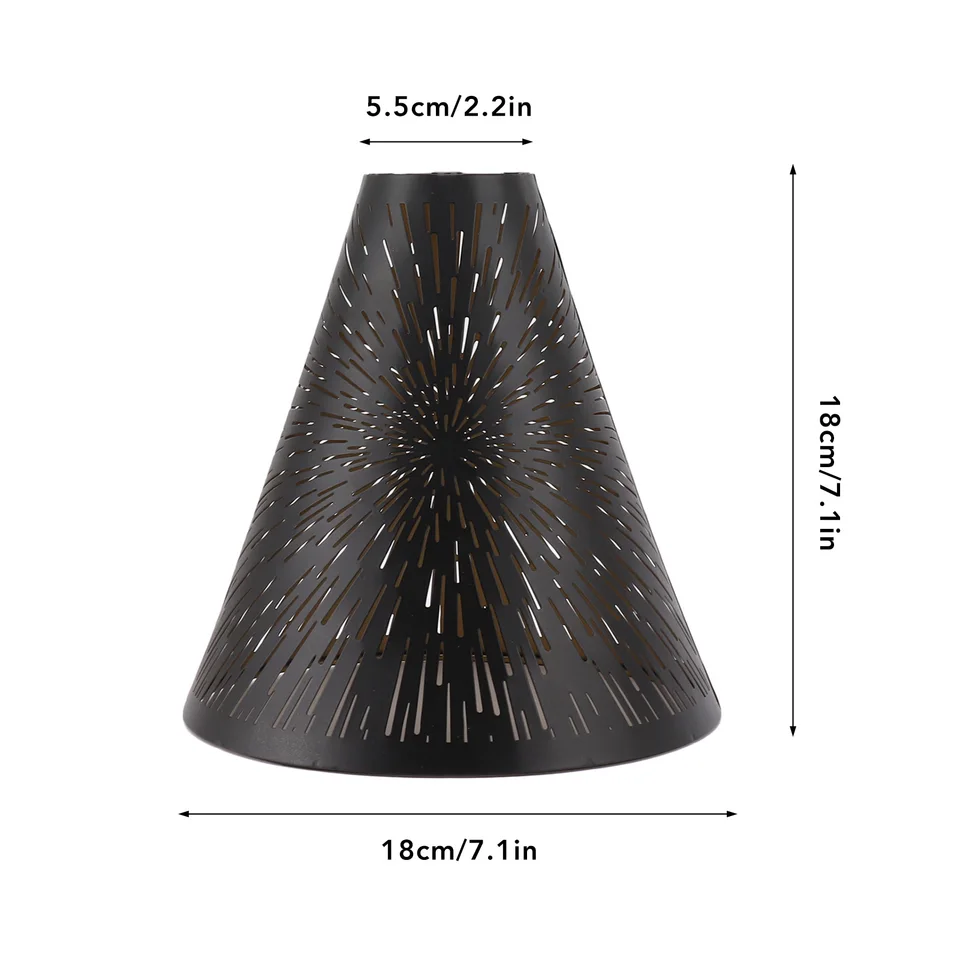 Vintage Metal Cone Lamp Shade