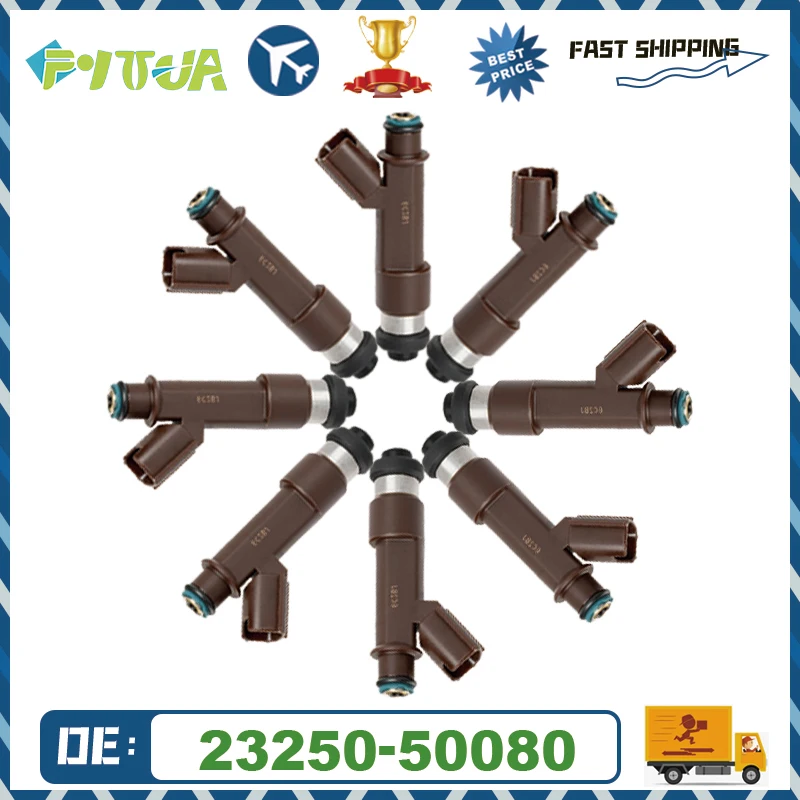 8pcs Fuel injector 23209-50080 23250-50080 For Toyota 4Runner Tundra ...