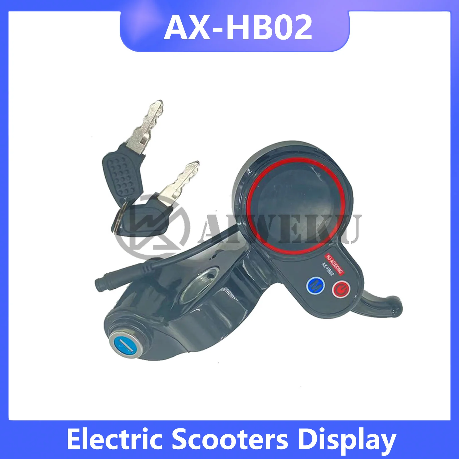 AX-HB02-Throttle-Mileage-Meter-with-Key-Switch-Lock-Speed-Adjustable ...