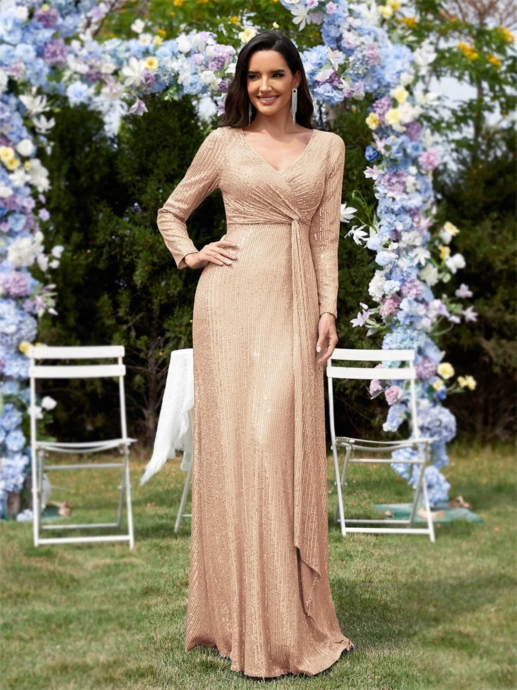 Lucyinlove-Robe-de-Soir-e-de-Luxe-pour-Femme-Tenue-l-gante-Longueur-au ...